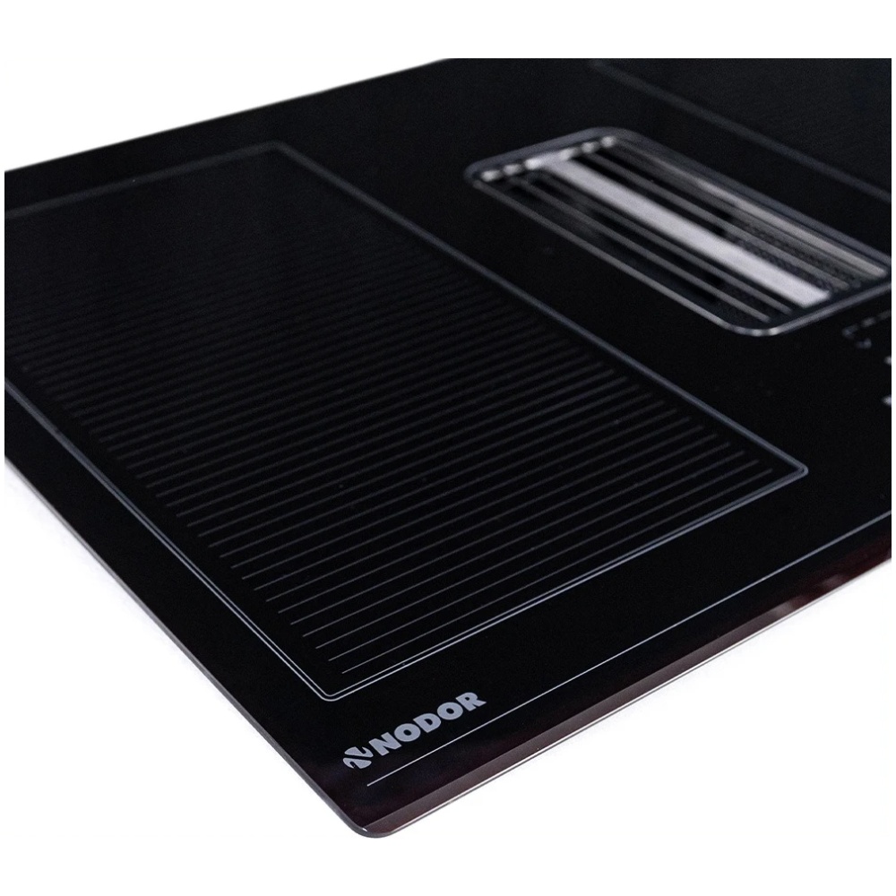 Anafe de inducción Nodor 4 zonas flex c/extractor integrado de 77 cm ...